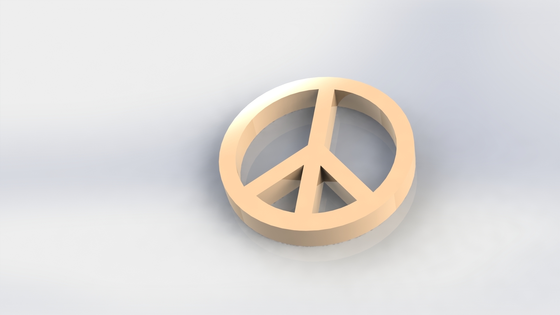 Free STL file Peace symbol・Object to download and to 3D print・Cults