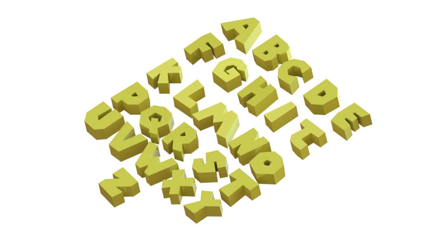 Free STL file Alphabet 🗺️・Design to download and 3D print・Cults