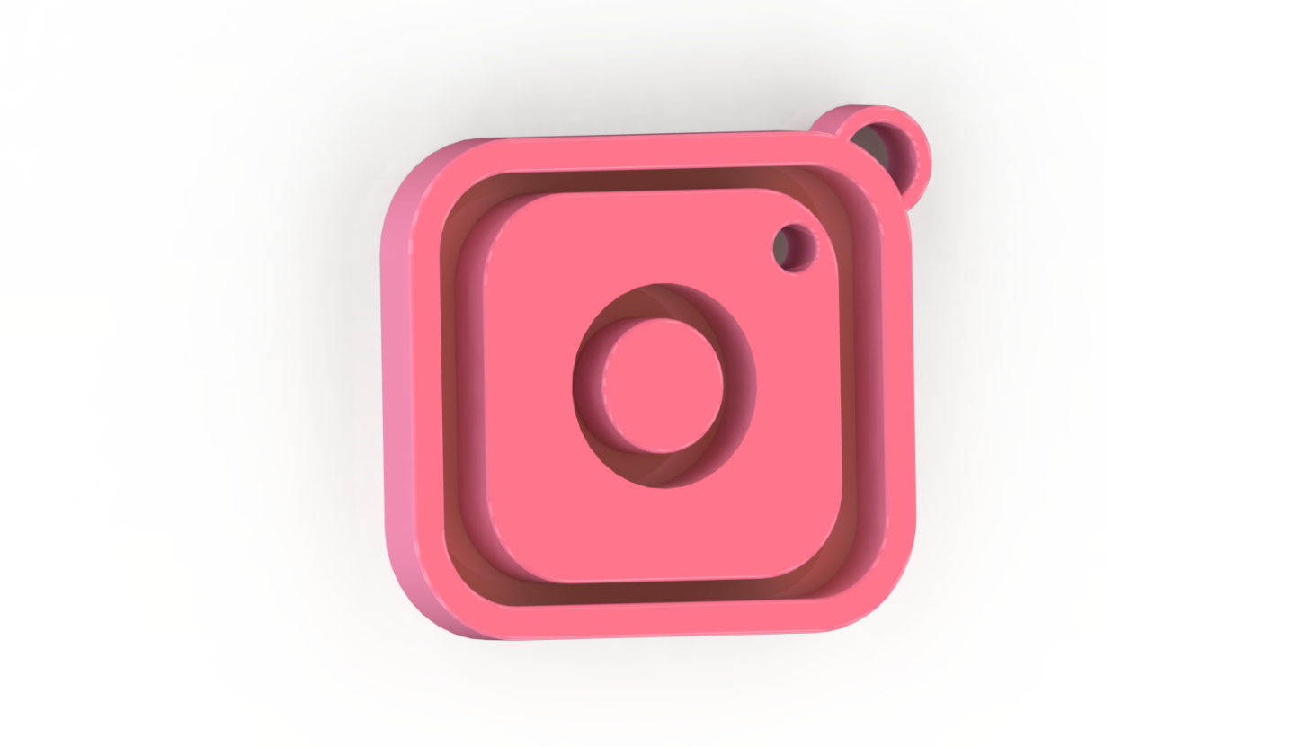 Archivo STL gratis Instagram・Modelo para descargar y imprimir en 3D・Cults