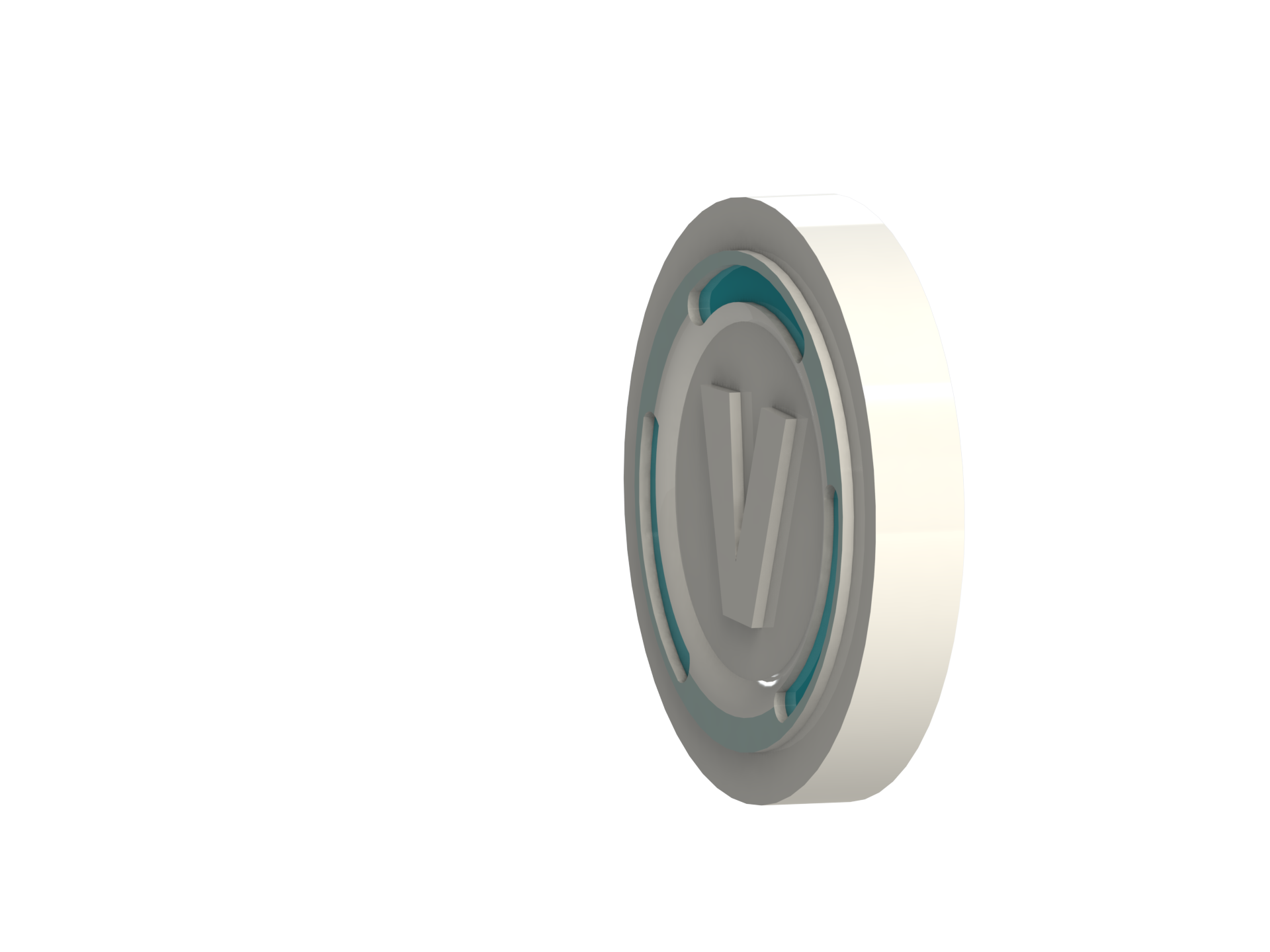 Free STL file V BUCK FORTNITE Key ring・Model to download and 3D print・Cults