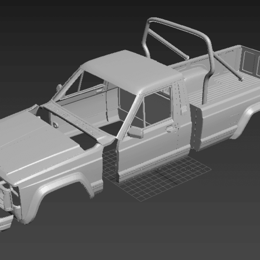 Download STL file Jeep Comanche MJ 1984 (RC BODY) 313 wheelbase • 3D ...