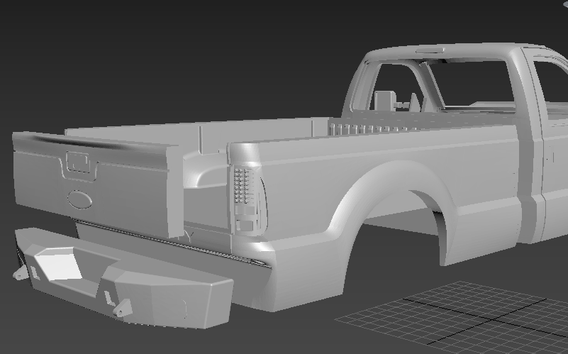 STL file FORD F250 RC BODY 🚙・3D print object to download・Cults