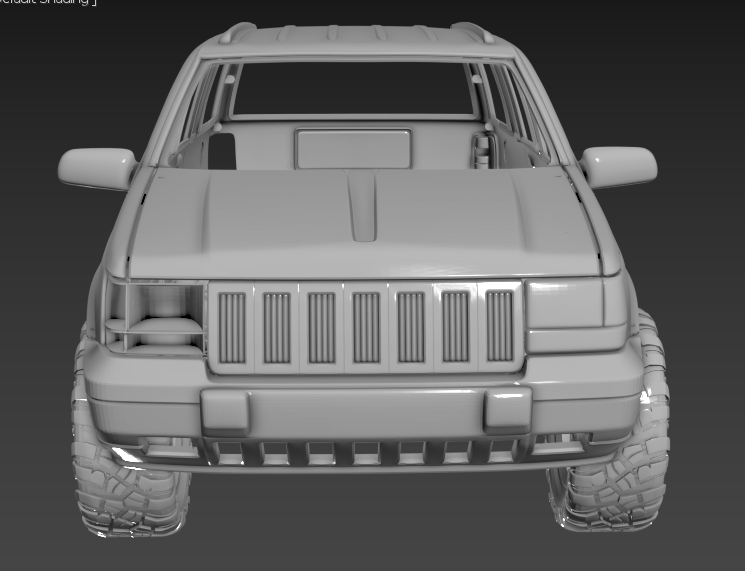 STL file Jeep Grand Cherokee ZJ (rc body 313mm wheelbase) 🎨・3D printer ...