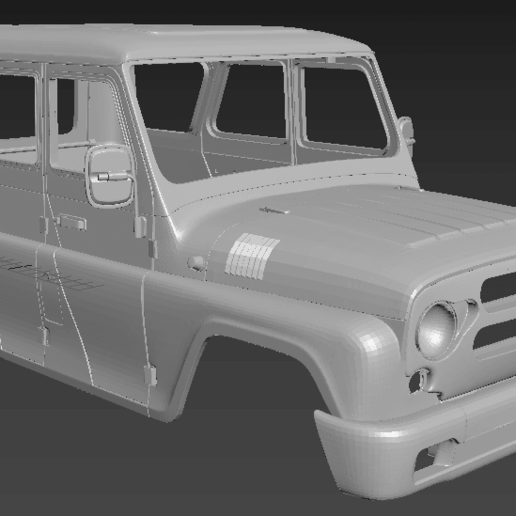 Download STL file UAZ HUNTER (RC BODY) • 3D printable object ・ Cults