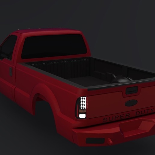 Download OBJ file FORD F250 RC BODY • 3D printing design ・ Cults