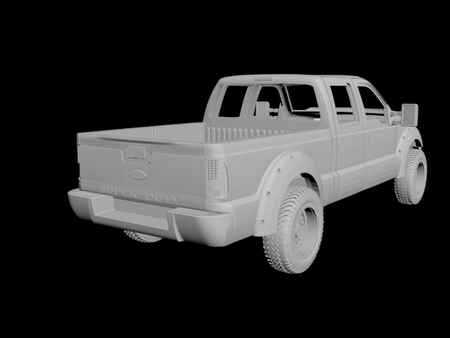 STL file FORD F250 singlecab 1/24 🚙・3D printable model to download・Cults