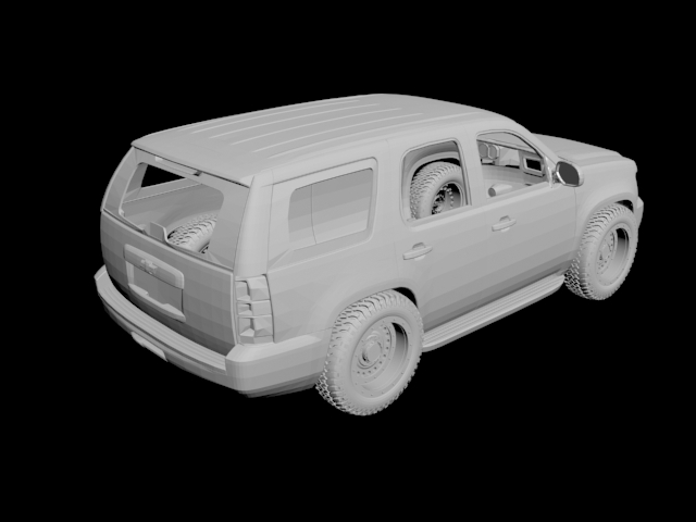 OBJ file RC body Chevrolet Tahoe 2010 (SCX10)・3D print object to ...
