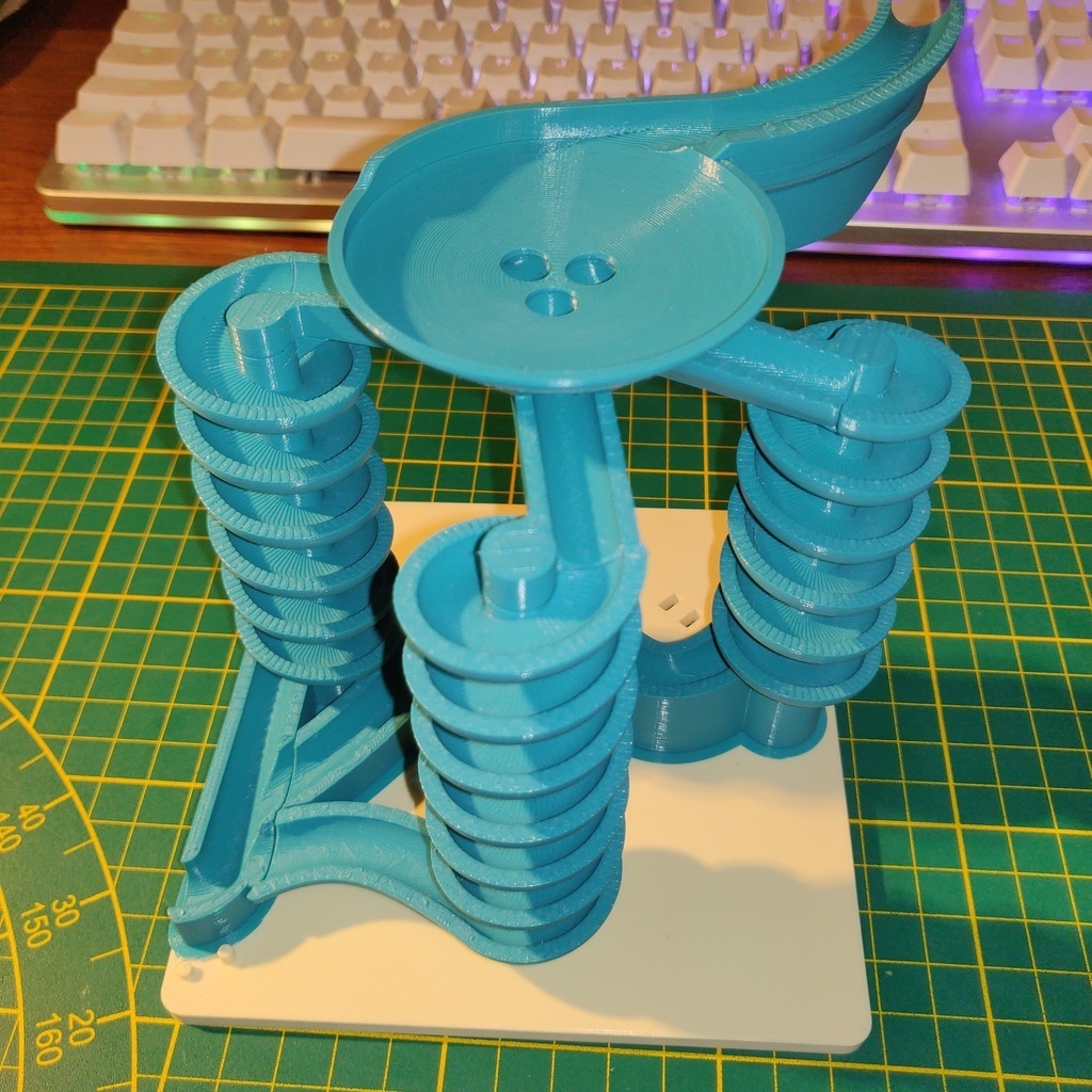 Free STL file Triple Twister Module - Out Of Marbles - Marble Machines ...