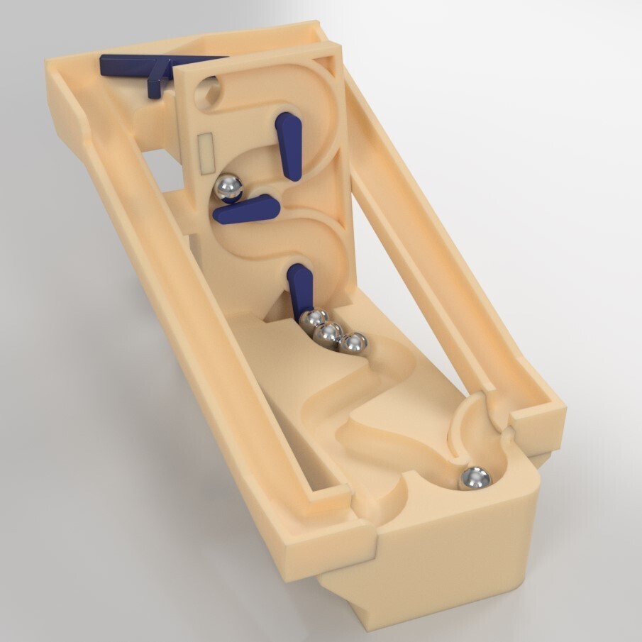 Free STL file The Serpentine - Mono Marble Machine・3D printing template ...