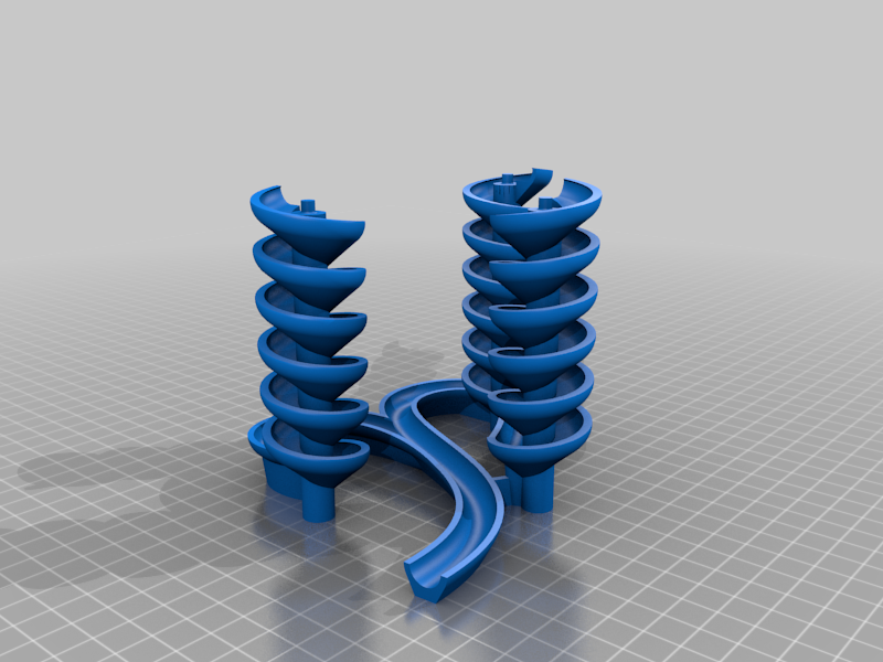 Free STL file Triple Twister Module - Out Of Marbles - Marble Machines ...