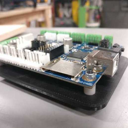 Download STL file Cohesion3D Laserboard Isolation Mount • Object to 3D ...