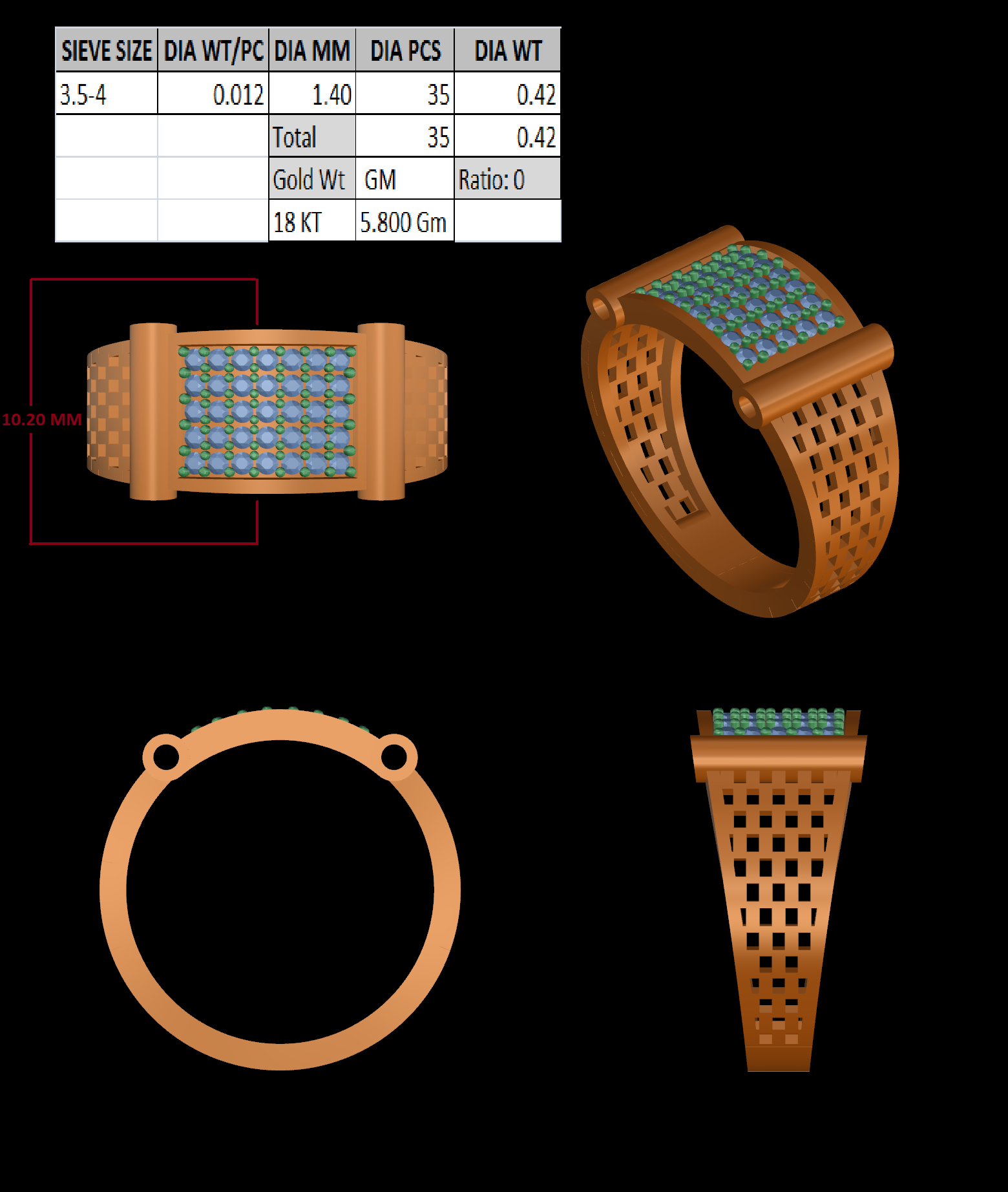 STL file Diamond Ring 💎・Model to download and 3D print・Cults