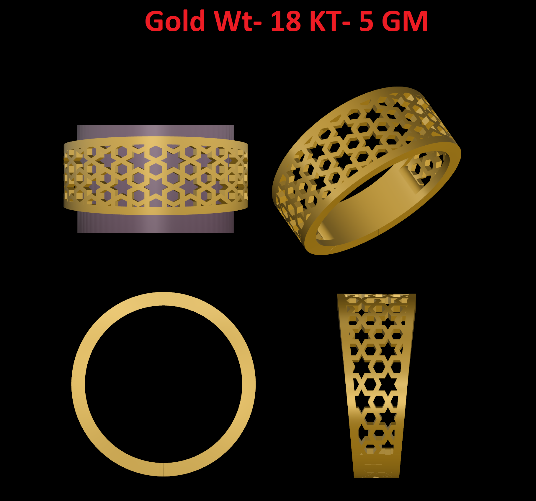 STL file Hard Jali Ring・3D printer model to download・Cults