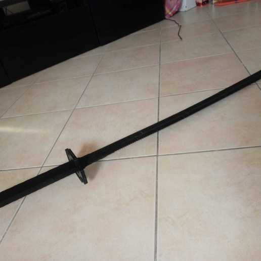 Download STL file Gray Fox Cyborg Ninja Sword Katana • 3D printable ...