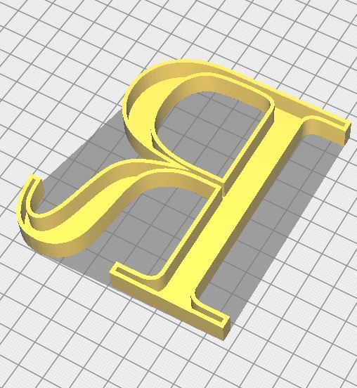 3MF file Letter R of the alphabet (WITHOUT SUPPORTS) 👽・Template to ...