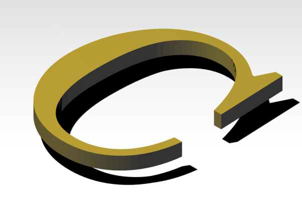 Файл 3MF Letter C of the alphabet (NO SUPPORT) 👽・Дизайн для загрузки и ...