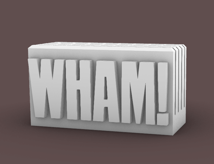 Free STL file WHAM! Record/Vinyl Holder・3D printer design to download・Cults