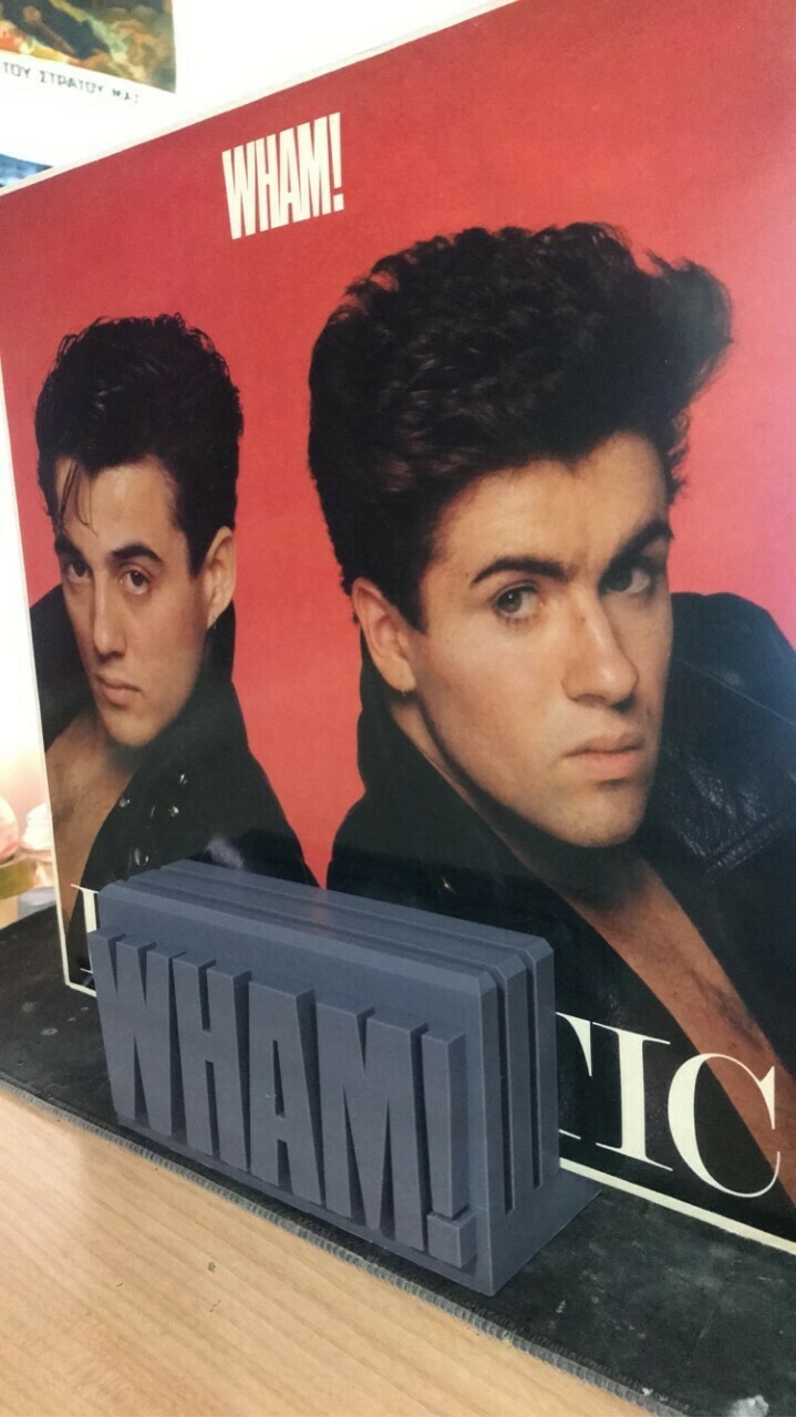Free STL file WHAM! Record/Vinyl Holder・3D printer design to download・Cults