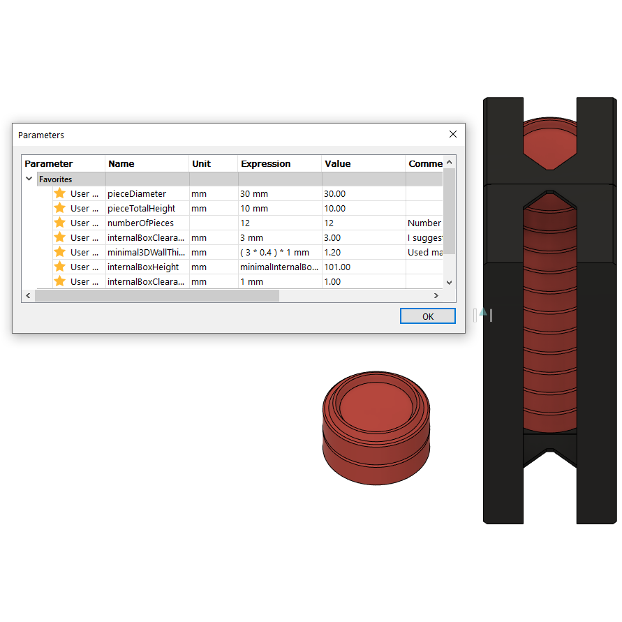 Free STL file DIY Checkers - Parametric ( Fusion 360)・3D printing idea ...