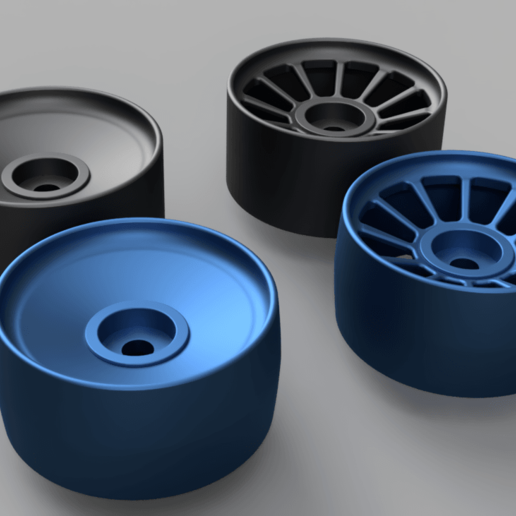 Download STL file Set wheels for drift Hexagon 17mm • 3D printable ...