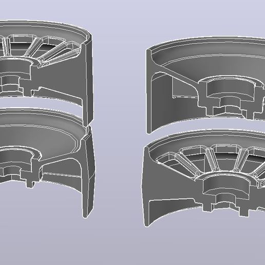 Download STL file Set wheels for drift Hexagon 17mm • 3D printable ...