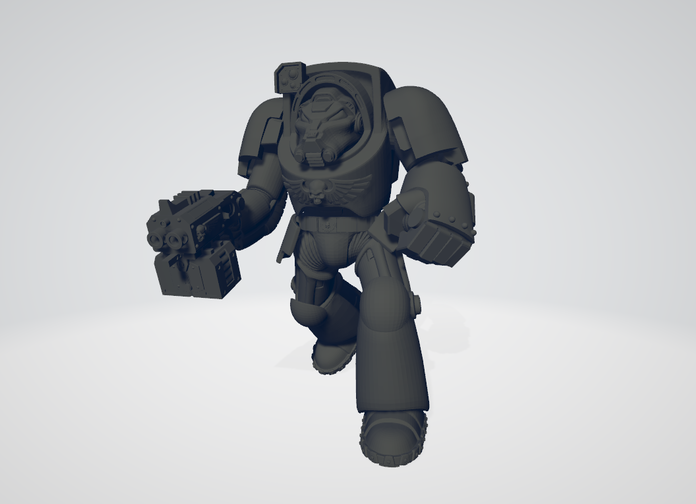 Free STL file Space Marine Terminators (WIP) 🛰・3D printing idea to ...