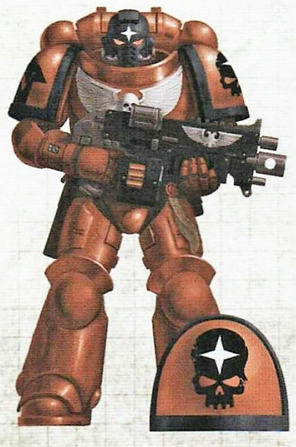 STL file Brazen Consuls Space Marine Icon Moulded 'Hard Transfer'・3D ...