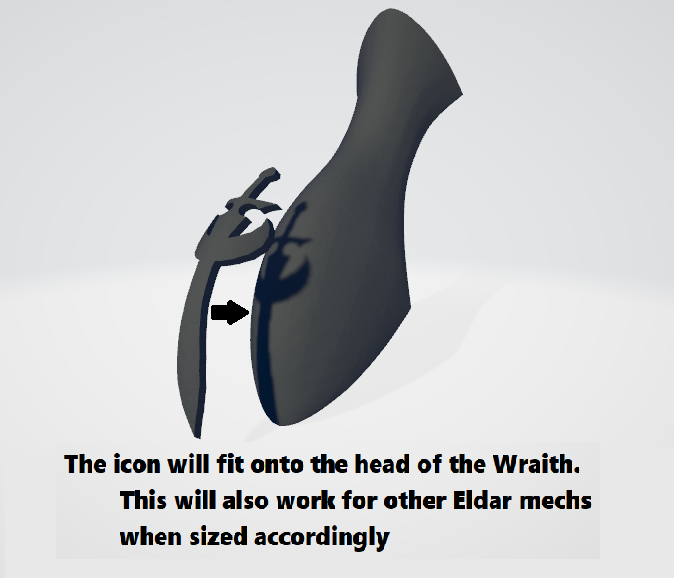 Free STL file Ulthwe Craftworld Eldar Icon Moulded Hard Transfer for ...