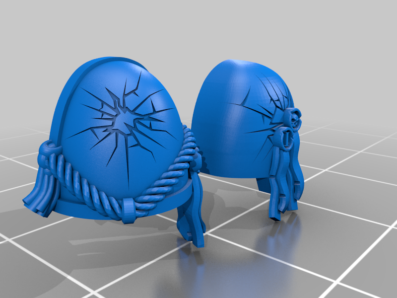 Free STL file Deathwatch Black Shield Shoulder Pads 🛡️・3D printer ...