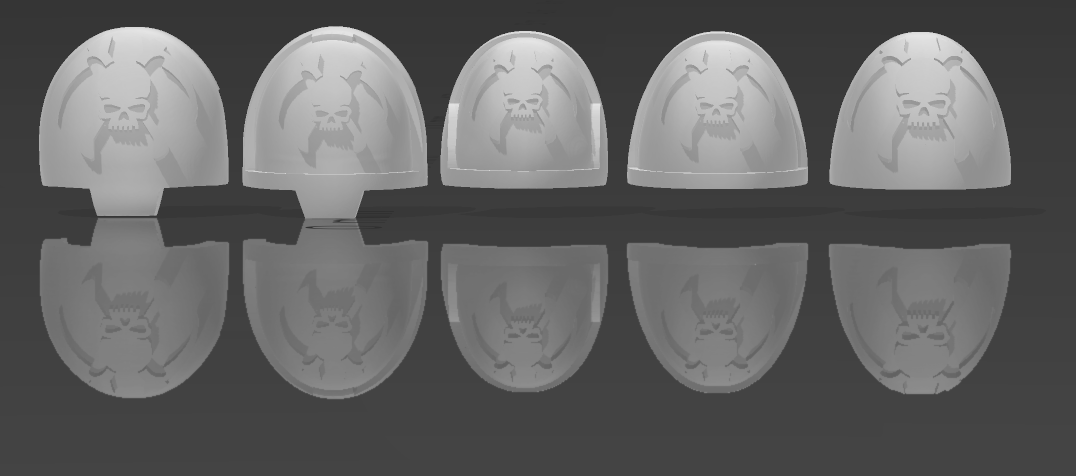 STL file Death Spectres Space Marine Icon Moulded 'Hard Transfer'・Model ...