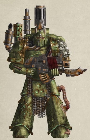 STL file Death Guard Chaos Space Marine Icon Moulded 'Hard Transfer'・3D ...