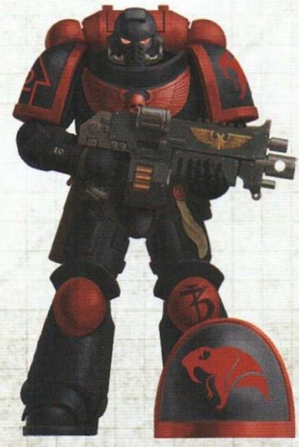 STL file Black Vipers Space Marine Icon Moulded 'Hard Transfer'・Model ...