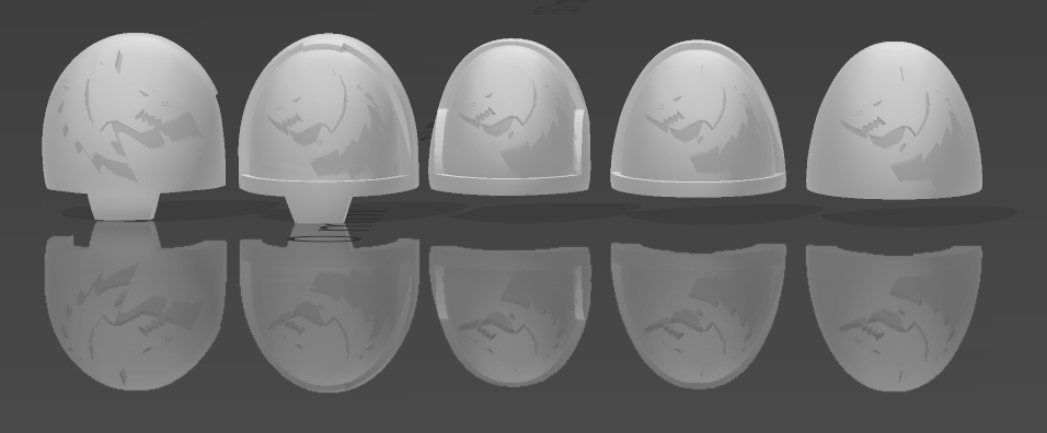 STL file Space Wolves Space Marine Icon Moulded 'Hard Transfer'・3D ...