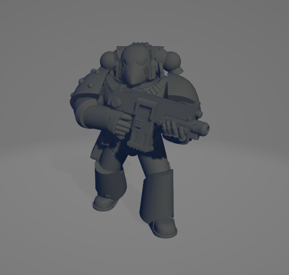 Free STL file Mark 6 Space Marine Tactical Squad for Horus Heresy・3D ...