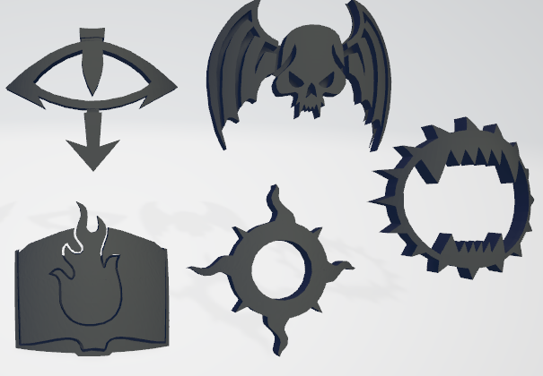 STL file All Traitor Legions Icon Moulded 'Hard Transfer' for Horus ...