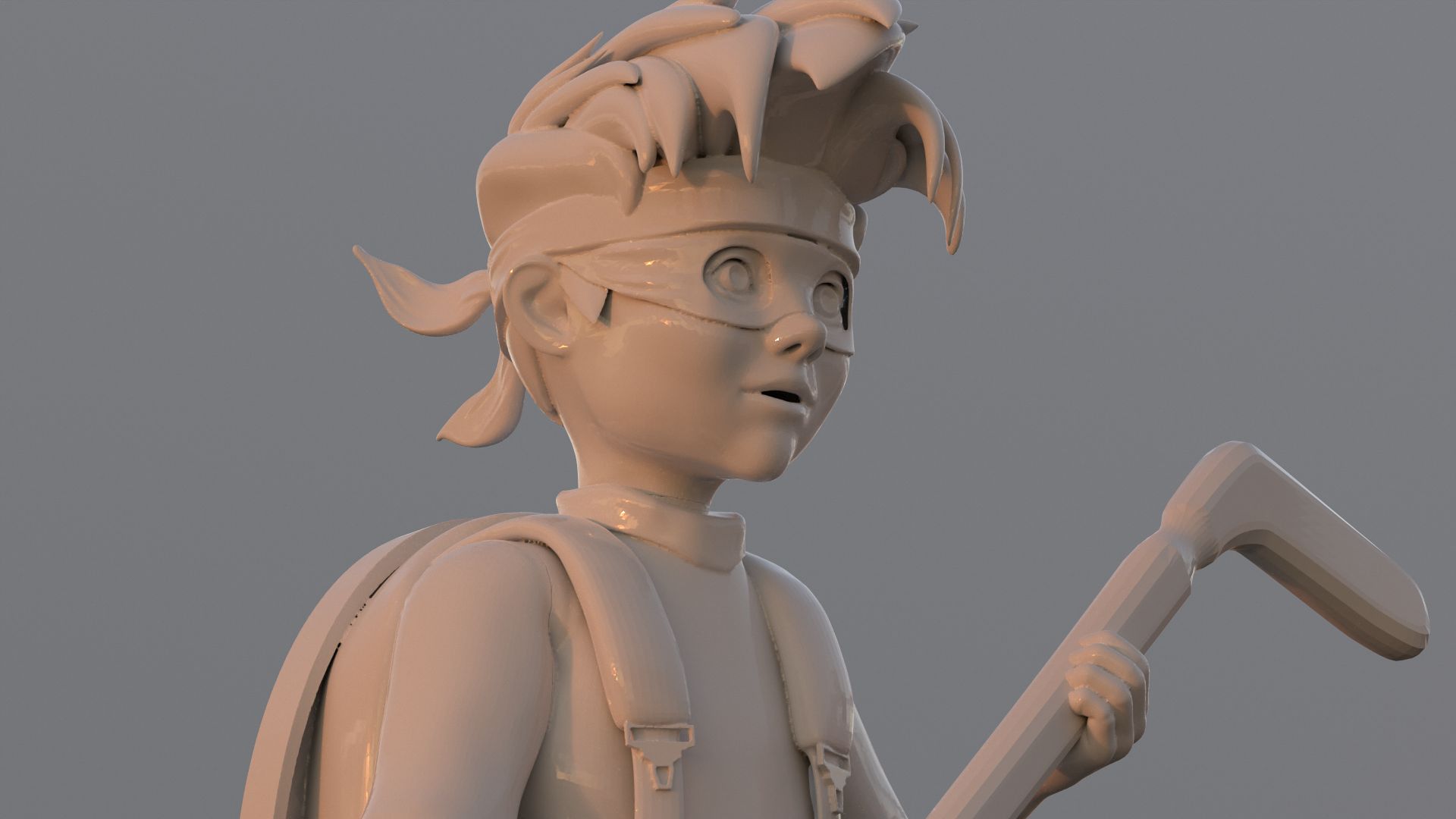 Файл 3D Зак - TMNT телесериал 1987 года・Шаблон для загрузки и 3D-печати ...