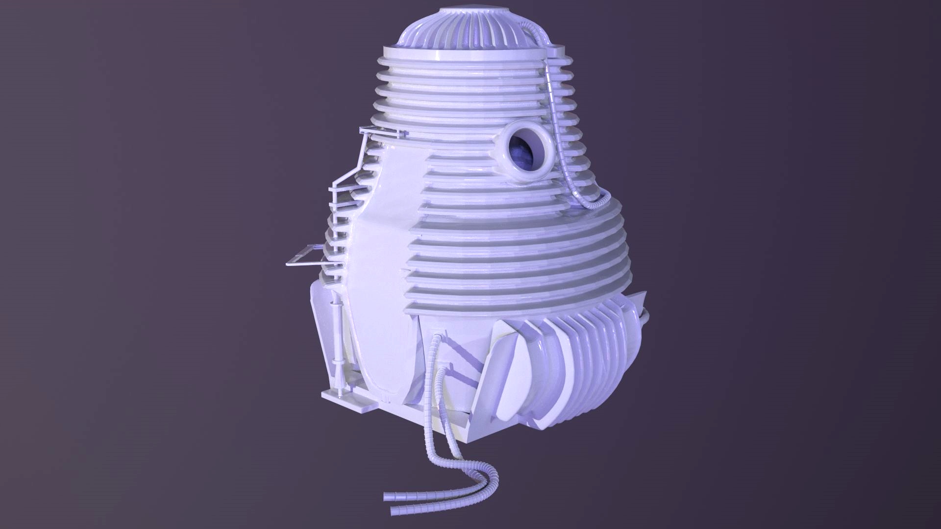 3D file The Fly - Teleportation Pod 🪰・3D printing design to download・Cults