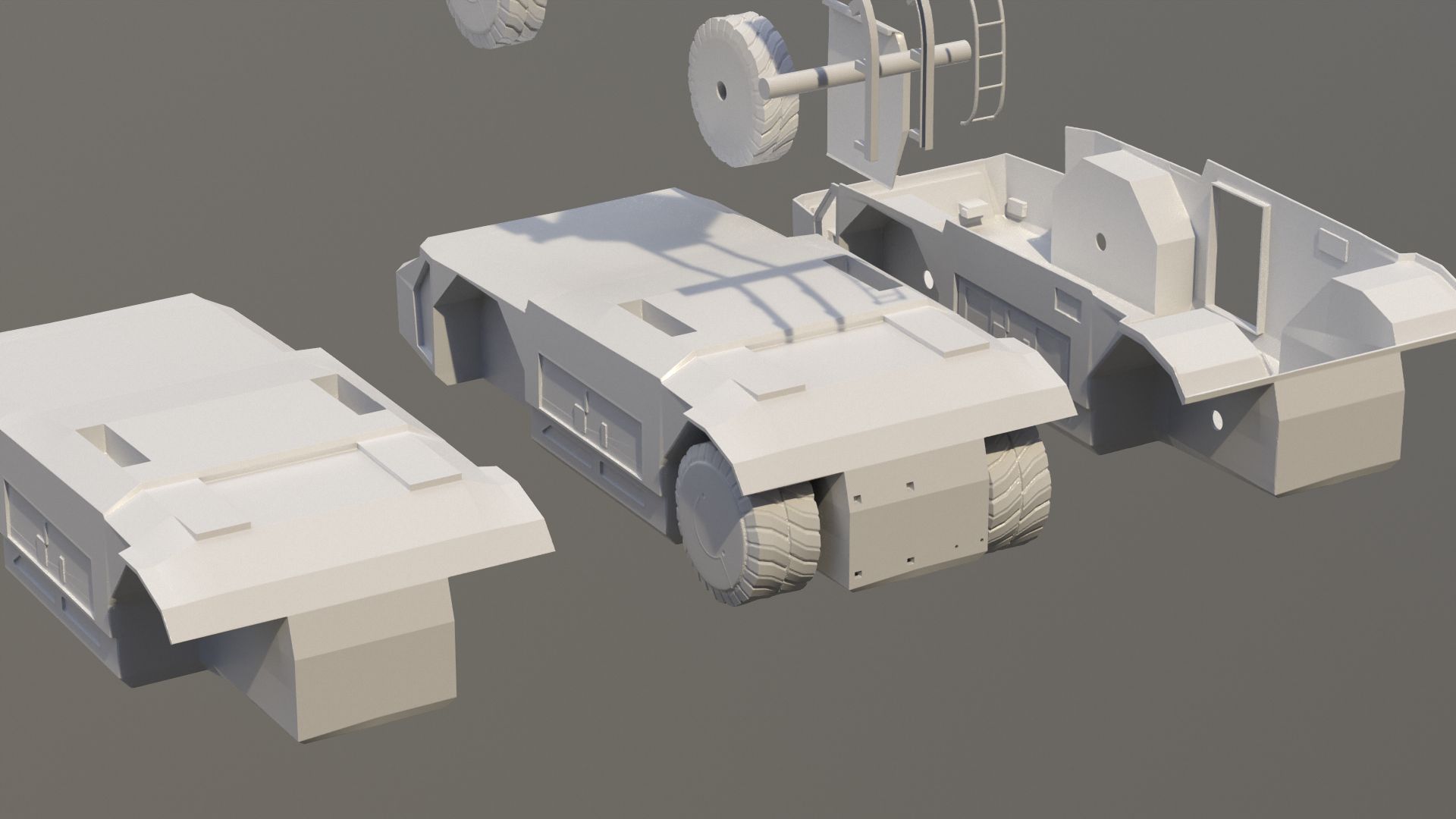Fichier 3D Aliens APC - Véhicule blindé de transport de troupes M577 📽️ ...