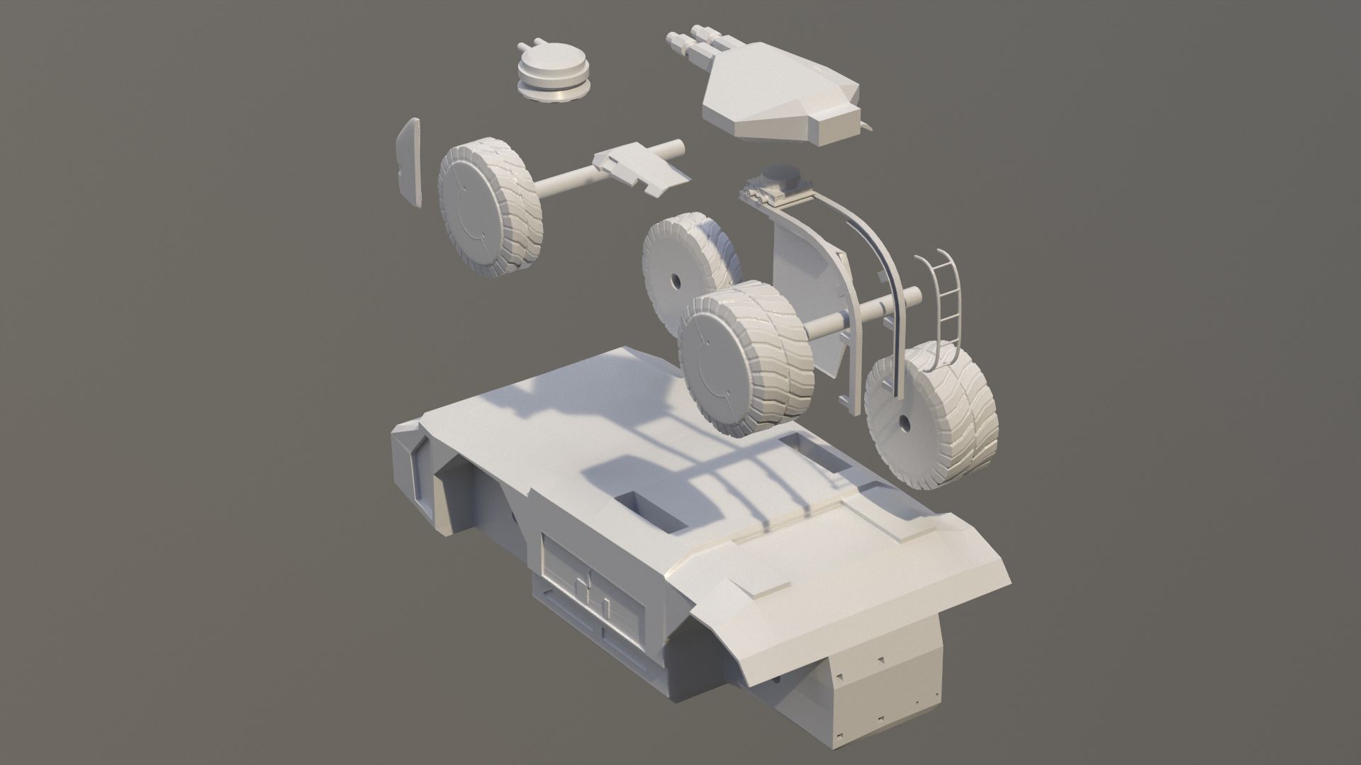 Fichier 3D Aliens APC - Véhicule blindé de transport de troupes M577 📽️ ...