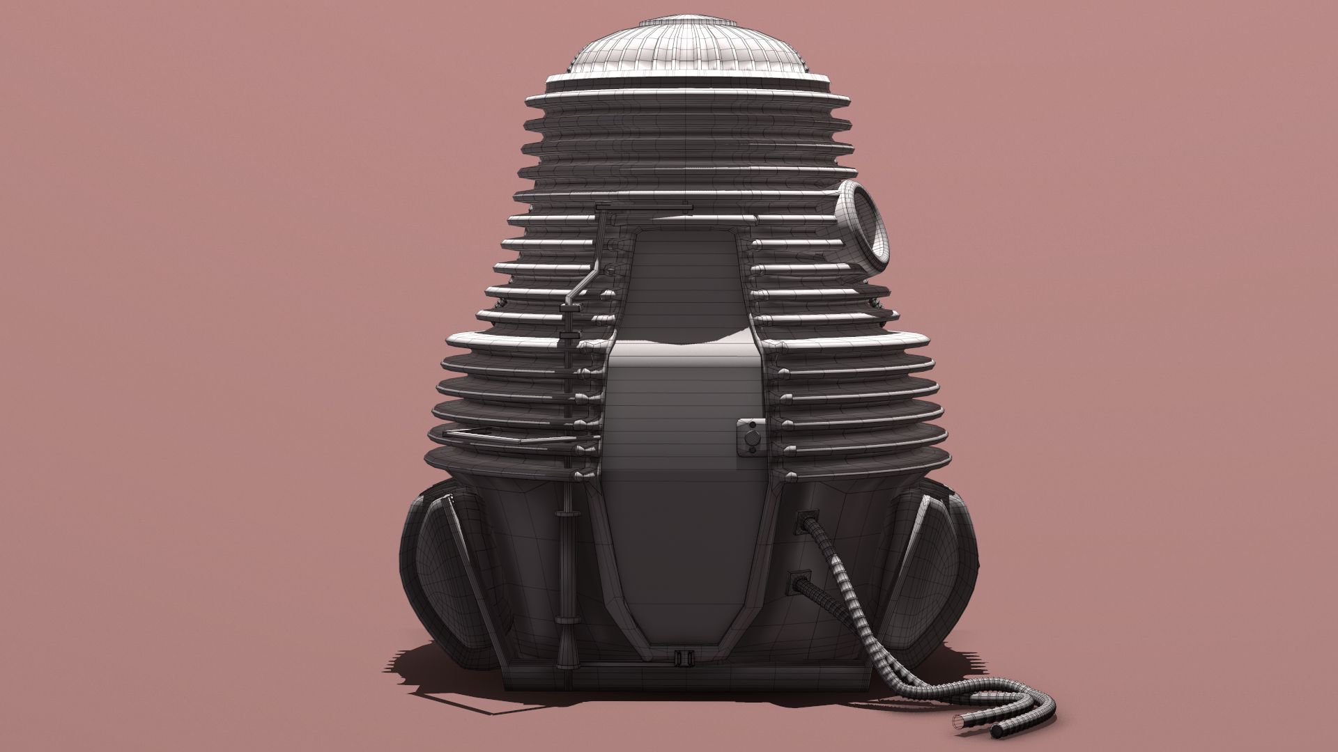 3D file The Fly - Teleportation Pod 🪰・3D printing design to download・Cults