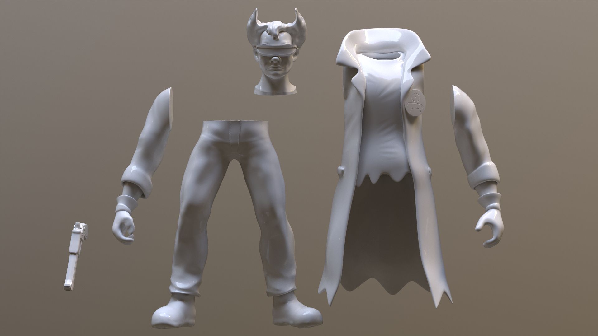 3D file Scrag Pre-mutation - TMNT 1987・3D printable model to download・Cults