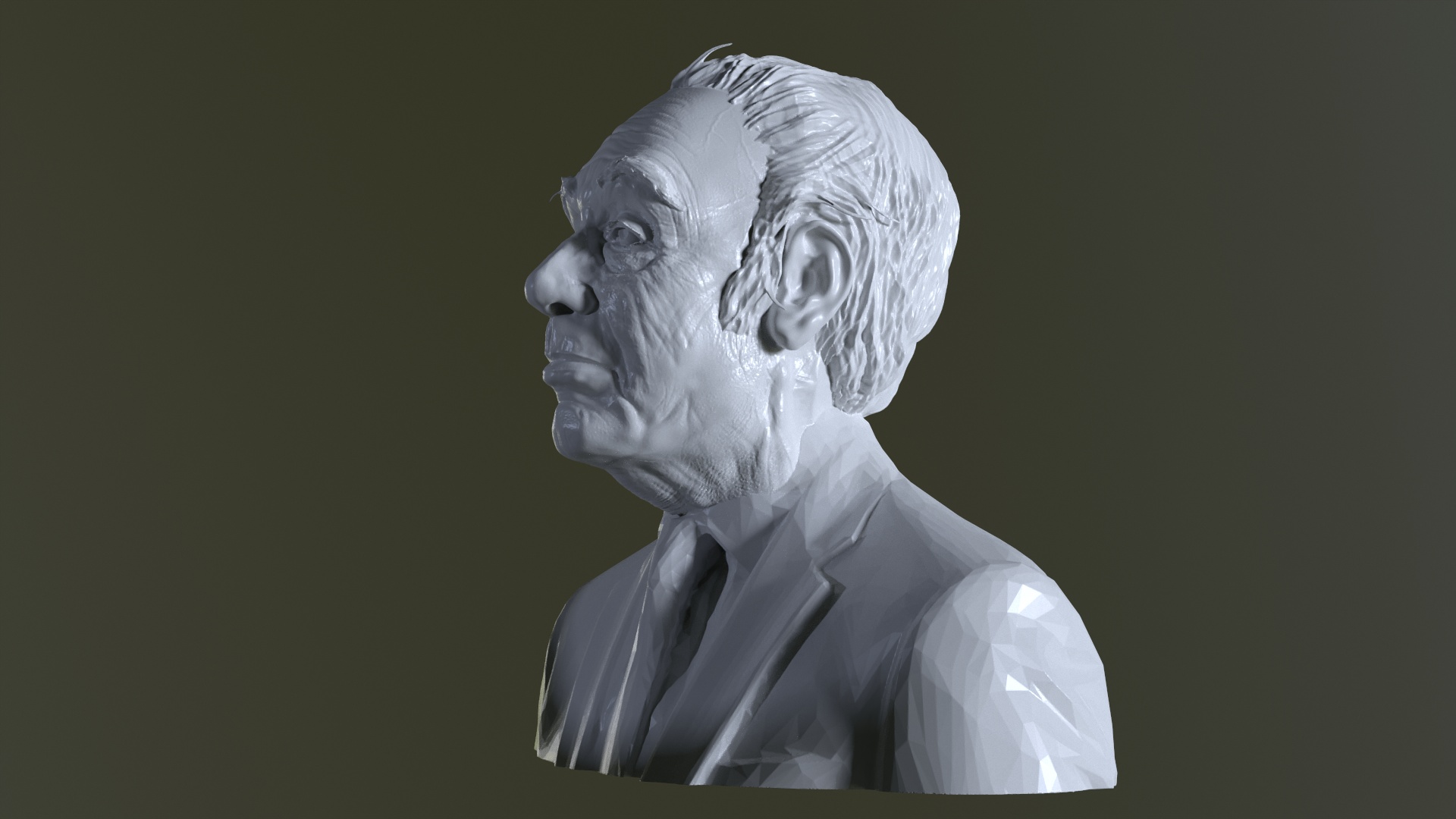 STL file Jorge Luis Borges・3D printable model to download・Cults