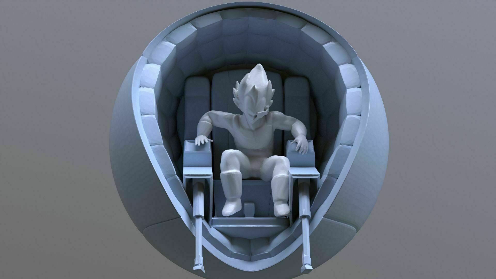 3D file Saiyan's Attack Ball・3D printable model to download・Cults