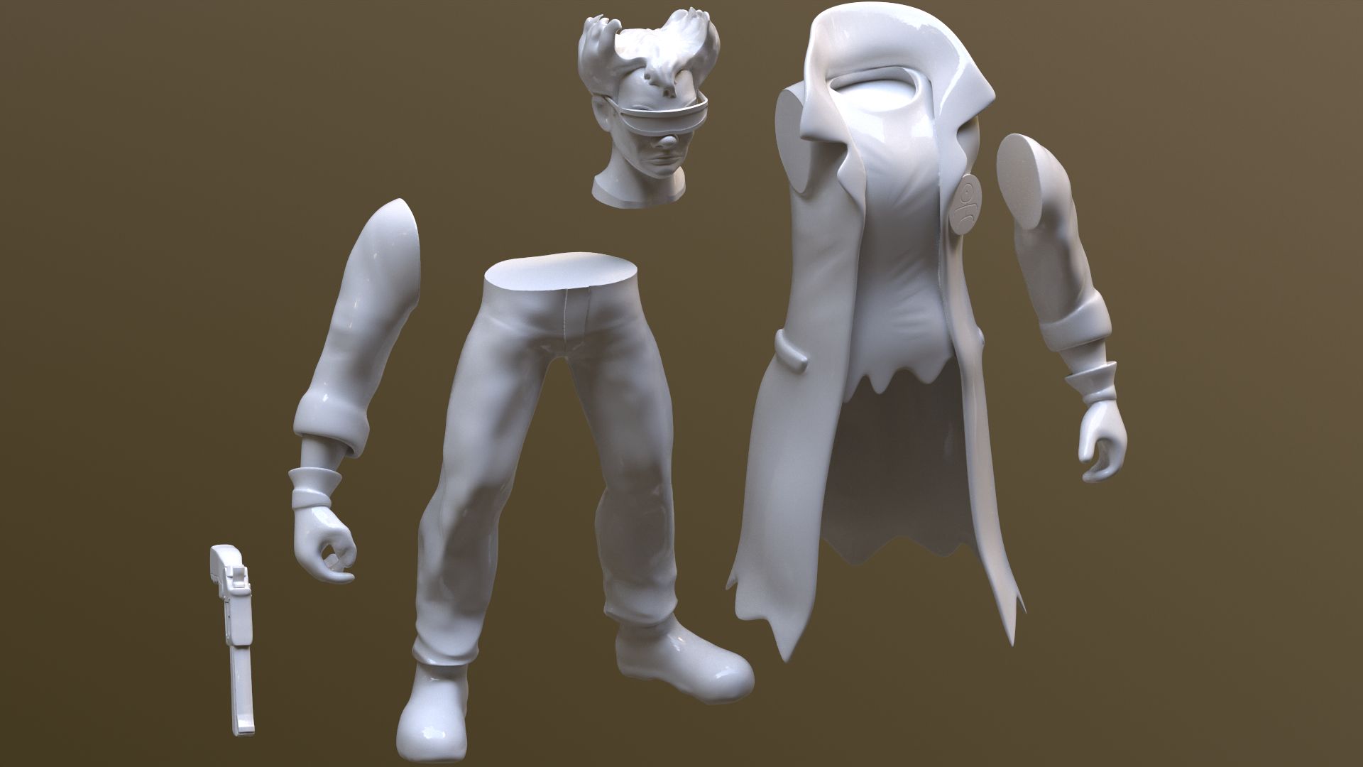 3D file Scrag Pre-mutation - TMNT 1987・3D printable model to download・Cults