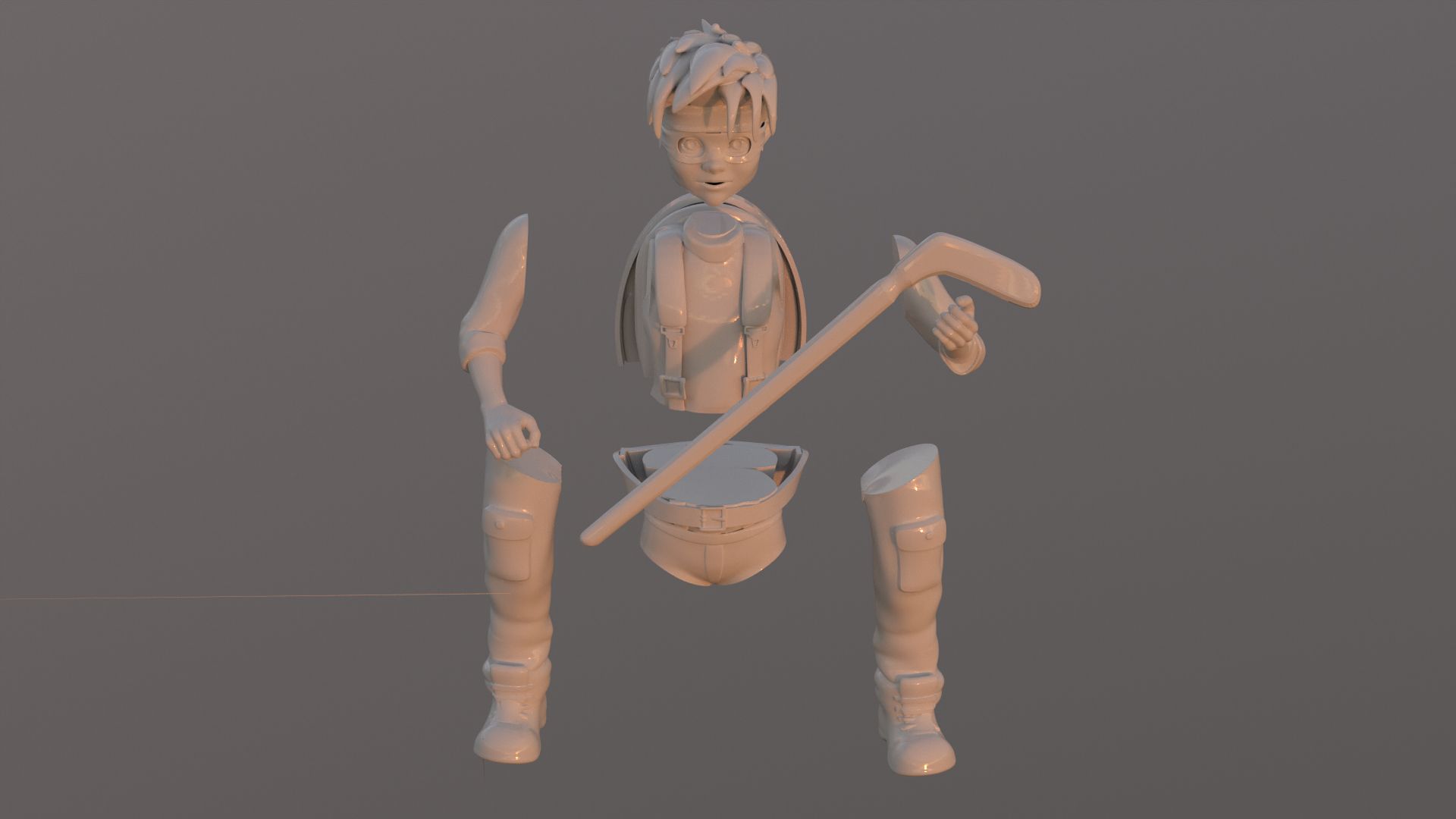 Файл 3D Зак - TMNT телесериал 1987 года・Шаблон для загрузки и 3D-печати ...