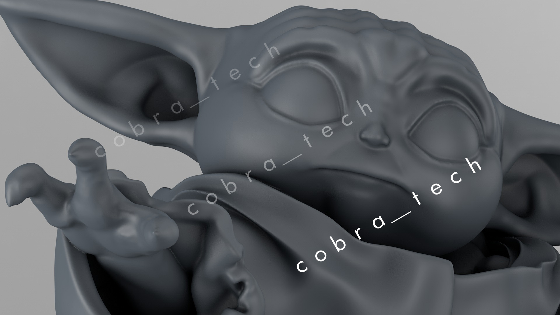 STL file Baby Yoda・3D printer model to download・Cults