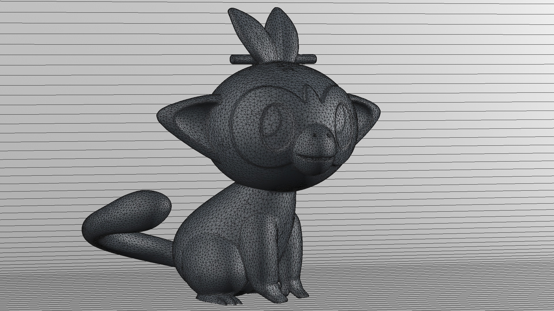STL file Grookey Pokemon 3d Model for 3d Print 🐉・3D printer design to ...