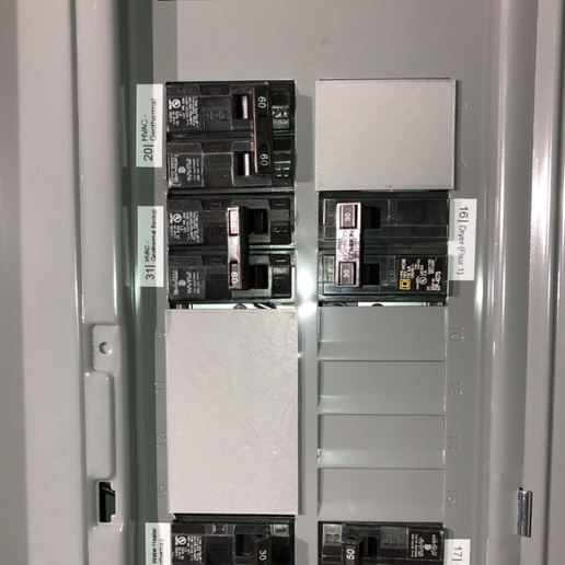 Download free 3D print files Circuit Breaker Filler Plates (Cover) ・ Cults