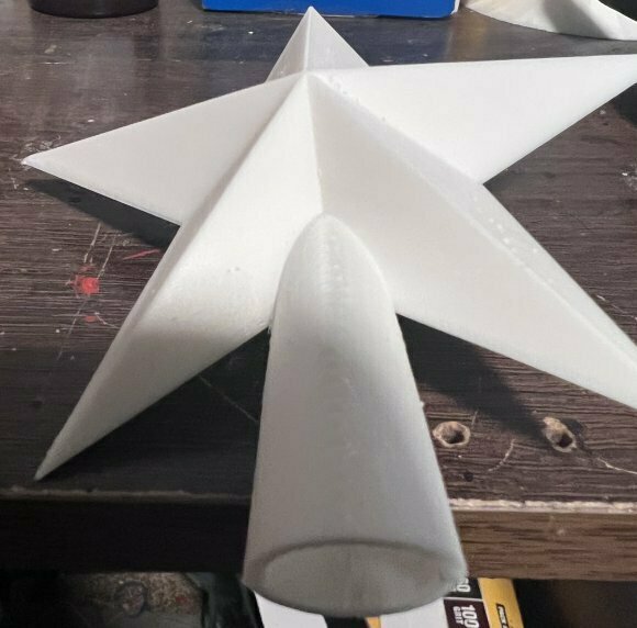 Free 3D file Christmas Tree Topper Remix・3D printing idea to download・Cults