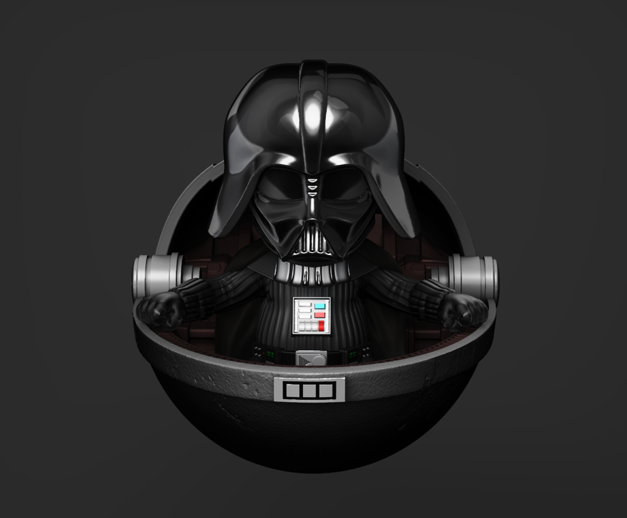3D file Baby Vader - Fan Art・3D printable model to download・Cults